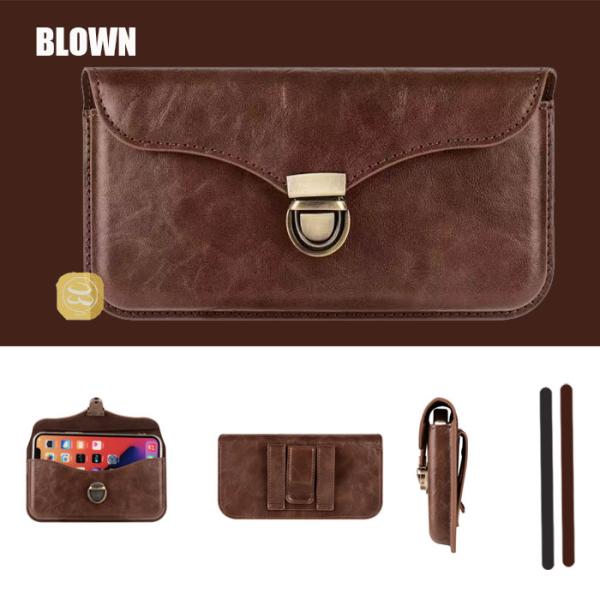 ウエストポーチ 大容量 レザー調 ベルトホルダー ベルトポーチ スマホポーチ スマホケース 横型 かっこいい 耐衝撃 ヒップバッグ ...