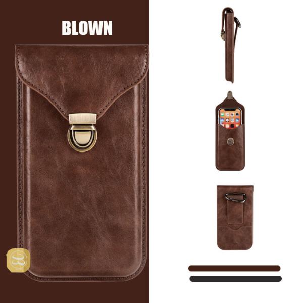 縦型 ウエストポーチ レザー調 ベルトホルダー ベルトポーチ スマホケース ギャラクシー 携帯収納 キャリングポーチ メンズベルトケース 仕事 ...