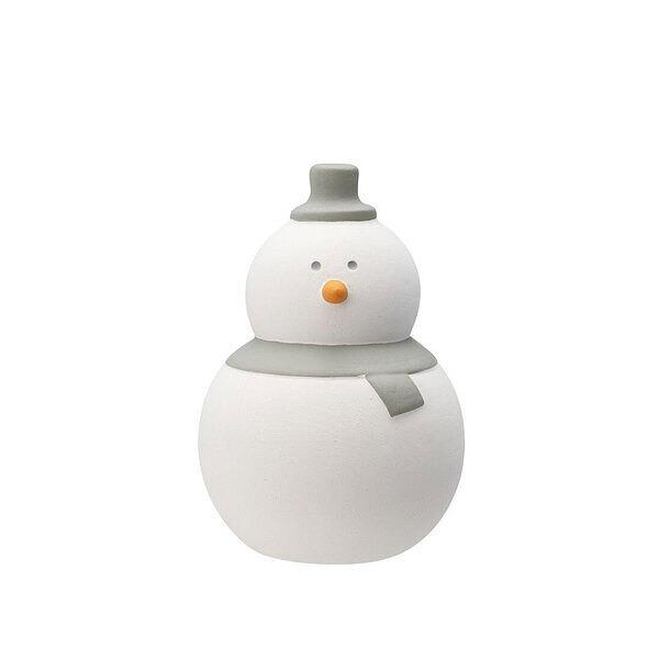 素焼きで出来たころんと可愛い雪だるま。お好きなアロマを垂らして香りを楽しんでいただけます。季節のオブジェとして飾るのも◎サイズ : 約 Φ48 x H68 mm材質 : 陶器※ 本体に香りは付いておりません。※ アロマオイルは付属しておりません。