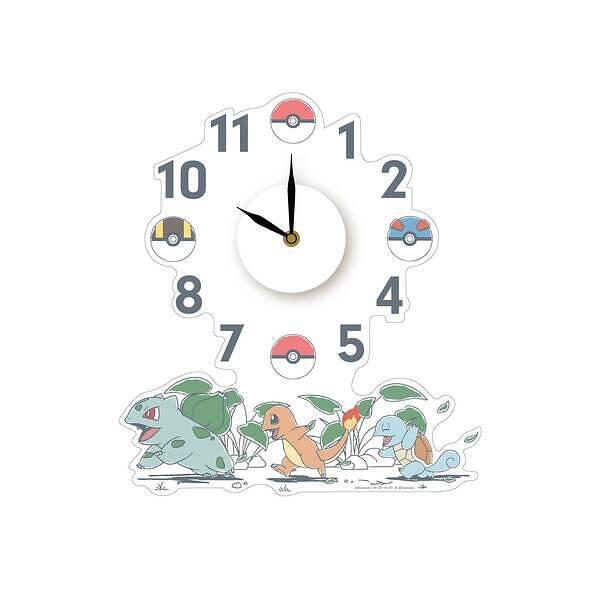 かわいいポケモンのアートがお部屋を明るくする 貼るだけ簡単設置のウォールクロックカラフルなポケモンのアートがお部屋を明るく演出してくれるウォールクロック。文字盤のステッカーを貼りつけて、その上に時計パーツを貼って設置完了！ステッカーは貼りは...