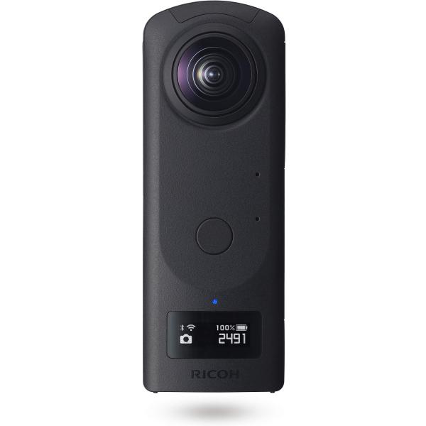 RICOH THETAシリーズのフラッグシップモデル「THETA Z1」ブラック・51GBモデル。内蔵メモリーは旧型比約2.7倍の51GBに増量され、JPEG静止画で約6350枚、RAW＋静止画で約900枚、4K動画で約110分の撮影が可能...