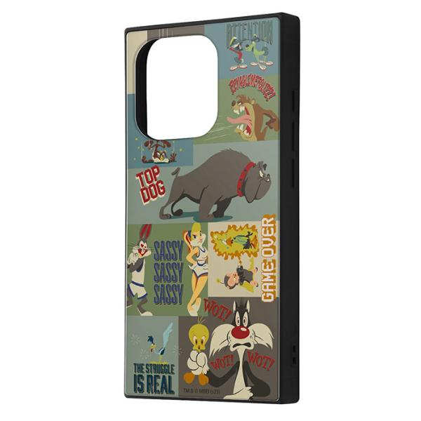 iPhone15Pro ケース ハードケース ルーニー・テューンズ ハイブリッド KAKU ルーニー・テューンズ_集合 カバー アイフォン スマホケースLOONEY TUNES and all related characters and ...