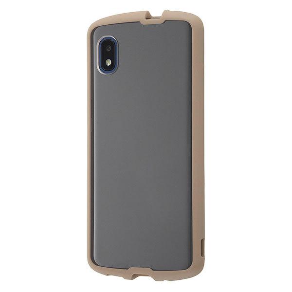 Galaxy A20 A21 SC-02M SCV46 SC-42A ケース ハードケース 耐衝撃 ハイブリッド Puffull クリア ベージュ カバー スマホケース四つ角だけでなく、側面全周が耐衝撃構造。全周フルエアクッション。鉛筆硬度...