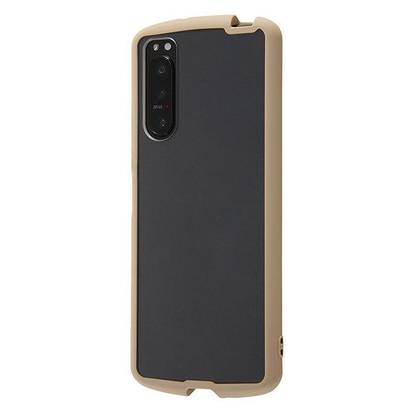 Xperia 5 II SO-52A SOG02 A002SO XQ-AS42 ケース ハードケース 耐衝撃 ハイブリッド Puffull クリア ベージュ カバー スマホケース四つ角だけでなく、側面全周が耐衝撃構造。全周フルエアクッション...