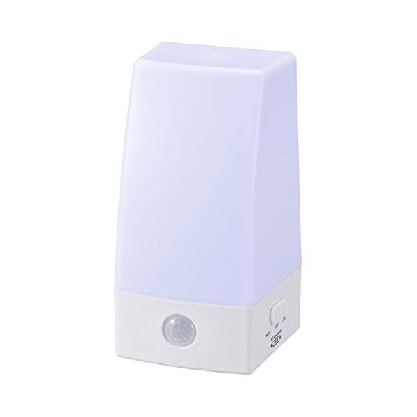 置き型ホワイト/単4形電池使用/NIT-BLA6JS-WN・Color:ホワイトSize:単4形電池使用Style:置き型・パッケージ個数:1・【 特 長 】● 暗い場所で動きを検知して自動で点灯する、人感センサー付LEDライト。人が離れて...