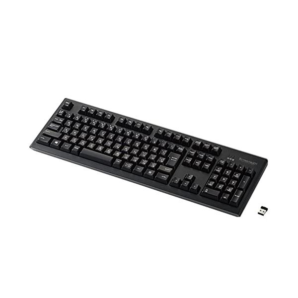 プレミアムメンブレンブラック/並/TK-FDM088TBK・PatternName:単品・パッケージ個数:1・メカニカルキーボードと同じキートップ設計を採用し、快適な打鍵感を実現した2.4GHzワイヤレスプレミアムメンブレンキーボードです。...