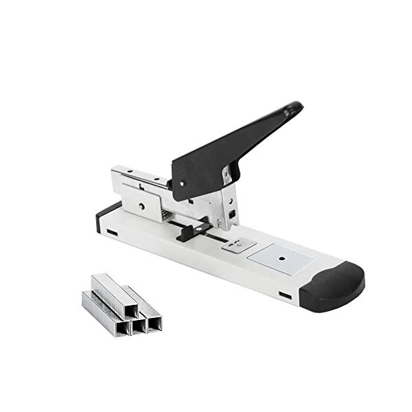 卓上ホチキス銀/-/-・パッケージ個数:1・23/13ステープル1000本付き：例えば80g/m3のA4用紙の場合、23/13で綴じられるページ数は通常80〜100ページ程度である。具体的な紙の厚さや製本の必要性がわからない場合は、まず少量...