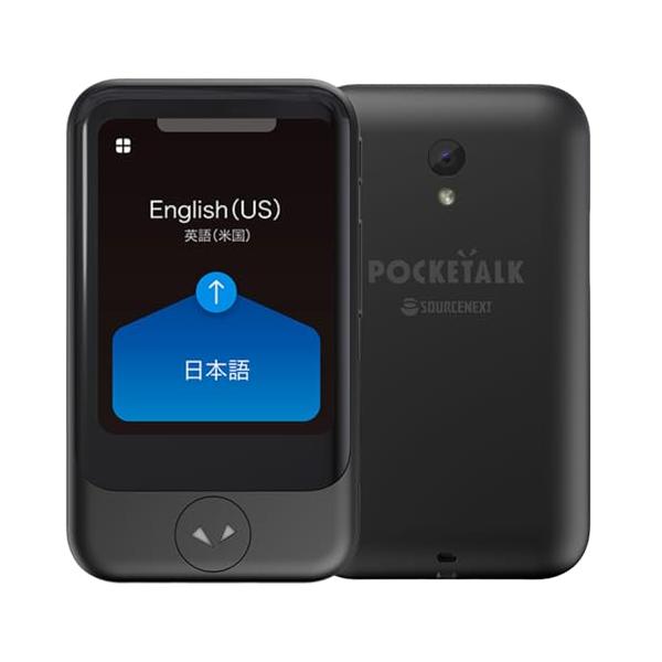 ブラック/1_ポケトークS/-・パッケージ個数:1・【簡単な音声翻訳】ボタンを押しながら話すだけで一瞬で通訳。撮影した文字を翻訳できるカメラ翻訳機能付き。・ポケトークには2年分のグローバル通信SIMが内蔵されており、電源を入れるだけで世界1...
