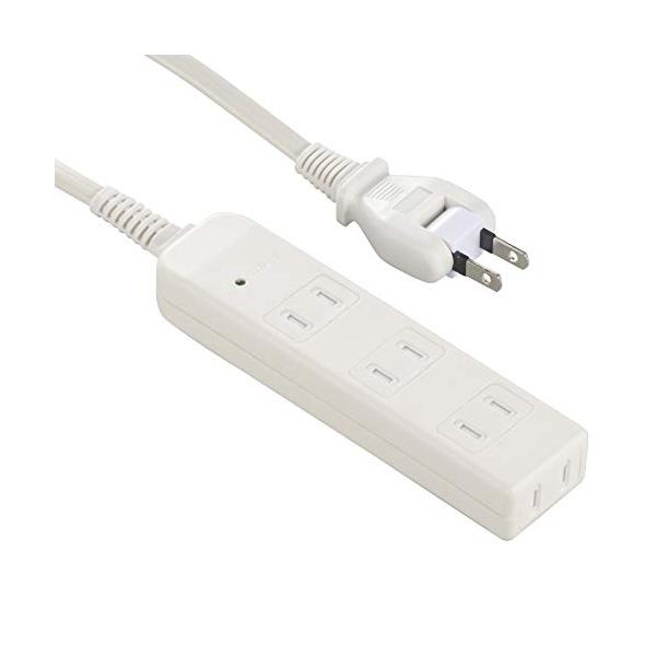 ホワイト/2m/HS-TK42S-W・Color:ホワイトSize:2m・パッケージ個数:1・PCなどの精密機器を雷から守ります・熱に強いPBT樹脂使用、発熱を抑えるモジュール設計で耐熱性アップ・ホコリの侵入や感電事故を防ぐ、感電防止シャッ...