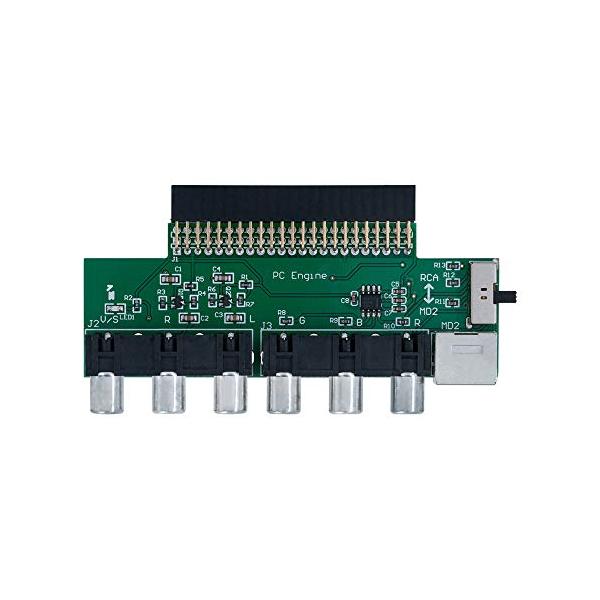 -/-/av-040042・パッケージ個数:1・簡単に取り付け可能：プラグアンドプレイで、NEC PCエンジン（PCE）およびTurboGrafx-16本体に簡単に接続できます。追加の電源やはんだ付けは不要です。・優れたビデオ品質：このRG...
