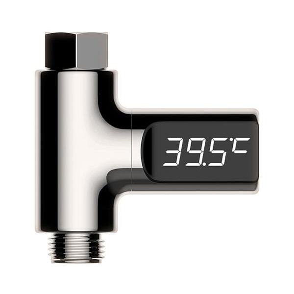 -/-/10040457・【電池不要で安全で環境にやさしい】：バッテリー不要、水が流れてくると自立発電し、水が流れないと自動的にオフになります。水が流れると自動的に表示し、水が止まると自動的にオフし、面倒なスイッチ操作は一切不要です。デジタ...