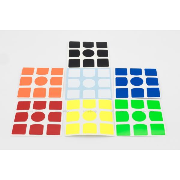 GAN356シリーズ用の貼り替えステッカー 白センターのZロゴが無い特注品ドイツORAFOL社のORACALステッカーを使用サイズ及び色が適合：GAN356 X / GAN356 XS / GAN356 i / GAN356 i playサ...