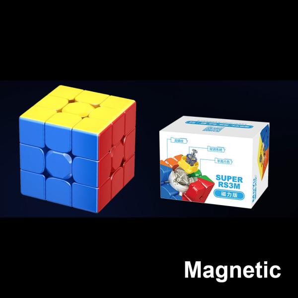 Cubing Classroomの磁石内蔵3x3x3キューブピース間磁石搭載のMagnetic版サイズ: 約56x56x56mm重量: 約78g