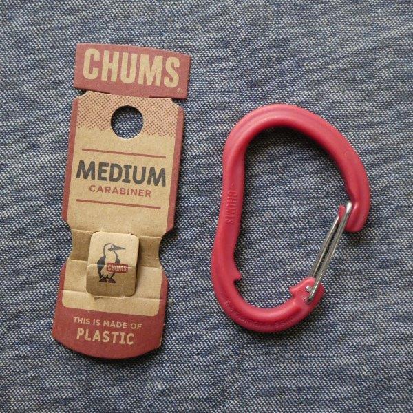 チャムス定番のプラスチックカラビナMです※クライミング用途には使えません■ブランド CHUMS■商品名 　Plastic eBiner M■品番 　　CH61-01119■材質　　 プラスチック・金具■サイズ　 最大幅4.7×縦6.8cmく...