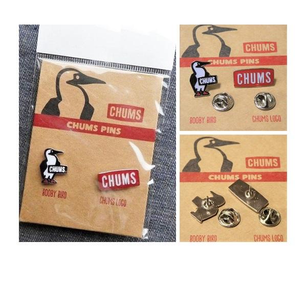 チャムス定番のオリジナルピンバッジです■ブランド CHUMS■商品名　 Pins ピンバッジ ■品番　　 CH62-1054■サイズ　・ブービー／約1.5×高さ2cm　・ロゴ／約2.2×高さ1cm■お届け方法／メール便（クリックポスト）※モ...