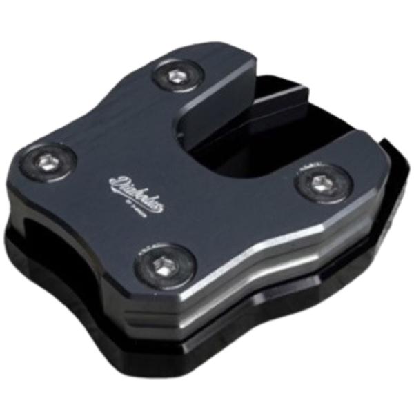 Diabolus by K-SPEED stand plate for Honda Monkey125Honda Monkey125用サイドスタンドプレートです。純正スタンドの接地面を広くして荷重を分散することで、砂利道・未舗装・夏のアスフ...