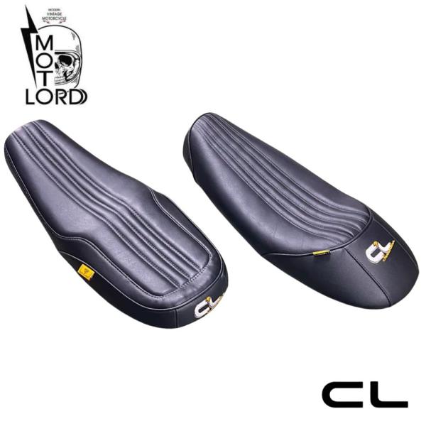 MotolordD Long Seat Custom for Honda CL250/500 Blackタイのバイクパーツメーカー『MotolordD』のホンダCL250/500用ロングシートです。シートのデザインが少し変わるだけで印象もガ...