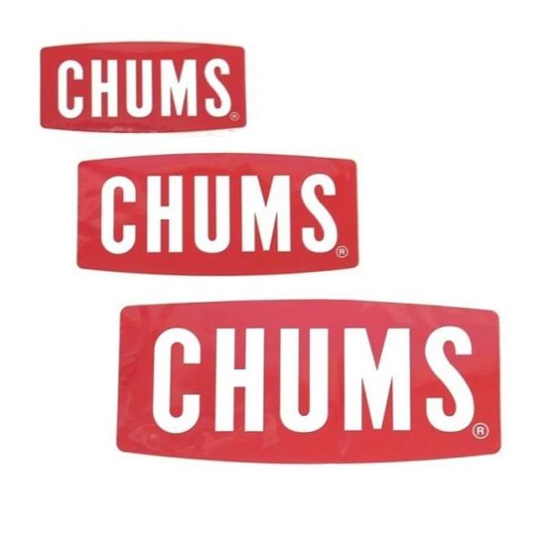 ＜３枚セット＞チャムス・オリジナル・ステッカー（CH62-1072）■商品名　Sticker CHUMS Logo S■サイズ　横13cm・縦6cmくらい（CH62-1071）■商品名　Sticker CHUMS Logo M■サイズ　横1...