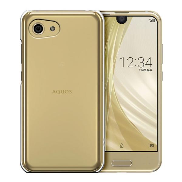 AQUOS R compact/SHV41 AQUOS R compact/SH-M06アクオス アール コンパクト/ ケース/ハードケース カバー/スマホケース【透明 クリア クリアケース シンプル 女性 男性 使い勝手 おしゃれ おすす...
