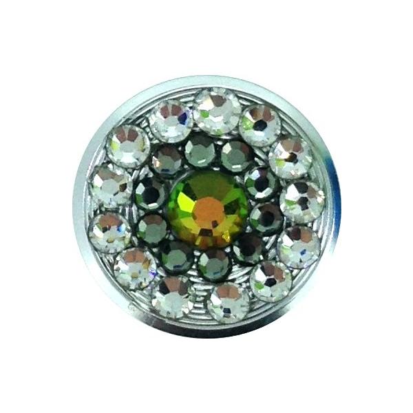 商品名：Swarovski Crystal Ring Home Buttonカラー：Vitrail Medium × Black Diamond × Crystalメーカー：RadikalxWorld Bling使用方法に関しましては当商品...