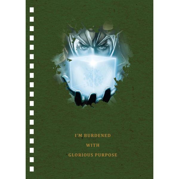【発売日：2021年01月15日】サイズ:B6サイズ    本文:70枚入り　・4mm方眼    表・裏表紙はクラフト仕様    (c)2020 MARVEL