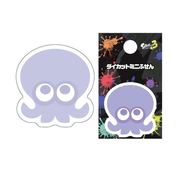 シリーズ第3弾！Nintendo SwitchTM用ソフト『スプラトゥーン3』より、透け感のあるグラシン紙を使った、「ダイカットミニふせん」が登場！ちょっとしたメモとして使ったり、しおりの代わりに貼ったりして使えます。(c)Nintendo...