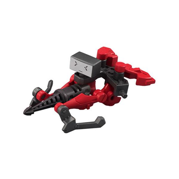 ガシャポンから誕生した新キャラクター「換装重機」！とても簡単に組み立てが出来るプラモデルです。複数集めると3ｍｍ径のジョイントで自由に付け換え遊びが出来る“ブロックメカ”仕様。さらに同時発売の「換装少女」と3ｍｍ径のジョイントで組み換え合体...