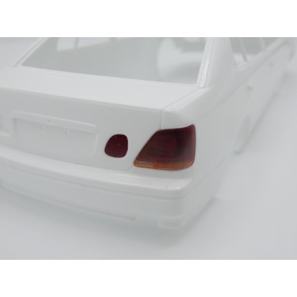 P-042 1/24 JZS161 アリスト 後期テールライト・パーツ : 3Dレジン(グレー/クリアー)、メタルステッカー・発売時期:2026年3月下旬/生産終了/店頭在庫のみ・価格:2,750円（税込）※画像は試作品のため製品版とはパー...