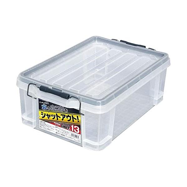 製造国:日本商品サイズ約:W29.5×D44.3×H15.9cm内寸約W24.5×D36.5×H14cm商品重量:0.9kg水やホコリをシャットアウト! パッキン付き簡易密閉型コンテナ!