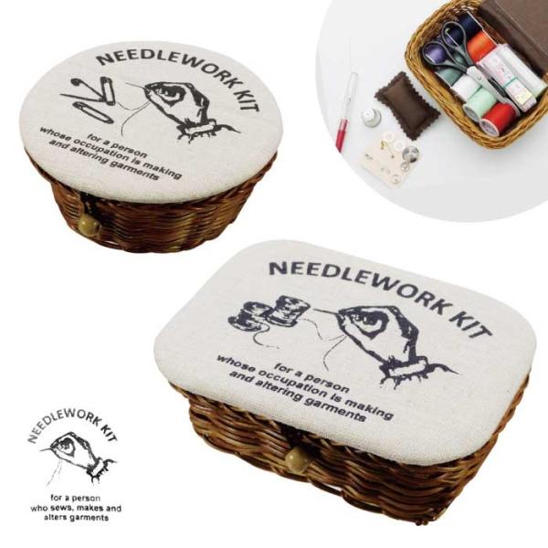 ちょっとしたとき、備えておきたいお裁縫セット。取れかけのボタン、裾のほつれ、気付いたときにササッとお直し。ハサミ、針、糸、糸通し、安全ピン、ボタン、スナップボタン、メジャー、糸切り、指抜き、ピンクッションと、必要なものがひと通り入っています...