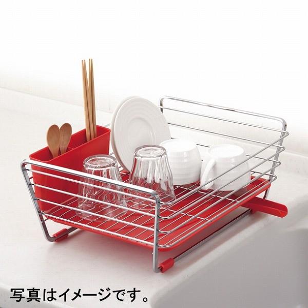 ■仕様[サイズ]400X300X160mm [素材・材質]本体：鉄（クロムめっき+クリアエポキシ樹脂塗装）　トレー・水切りポケット：ポリプロピレン（100度）　ノズルキャップ：シリコーンゴム　すべり止め：エラストマー[重量]1250g[生産...