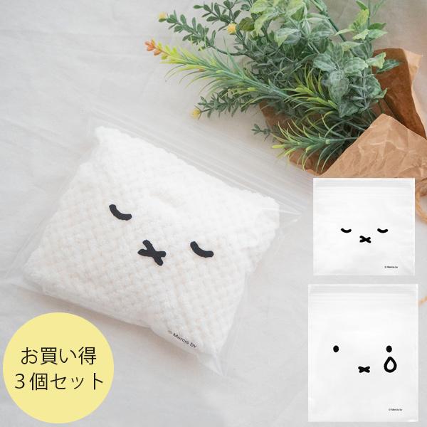 ミッフィーの顔が描かれた、かわいいストックバッグです。冷蔵＆冷凍OKで食品を入れて保存したり、小物入れにも整理整頓にも便利。Wジッパーだから液漏れしにくく安心です。■仕様[サイズ]Sサイズ1枚あたり:(約)縦16.5×横17×厚み0.006...