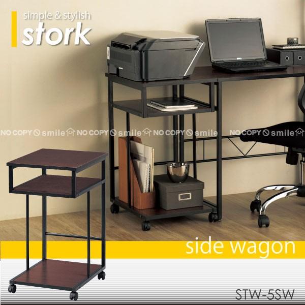 機能的でシャープなデザインの中に、落ち着いた雰囲気が漂うデスクシリーズstork(ストーク)のサイドワゴンです。傷のつきにくいメラミン化粧板仕様。キャスター付きで移動もラクラク。プリンター台・書類の整理棚としてもご利用頂けます。※北海道・沖...