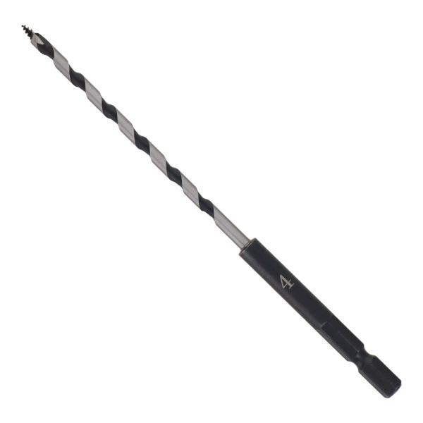 ●JANコード：4954458020126 ●品番：TWK-4.0●刃径：4mm●溝長：85mm●軸径：6.35mm(六角軸)●【特長】●ドリル刃先端が喰い込みの良いらせん状だから、素早く穴あけができる。●加工面の仕上げがきれい。●【材質】...