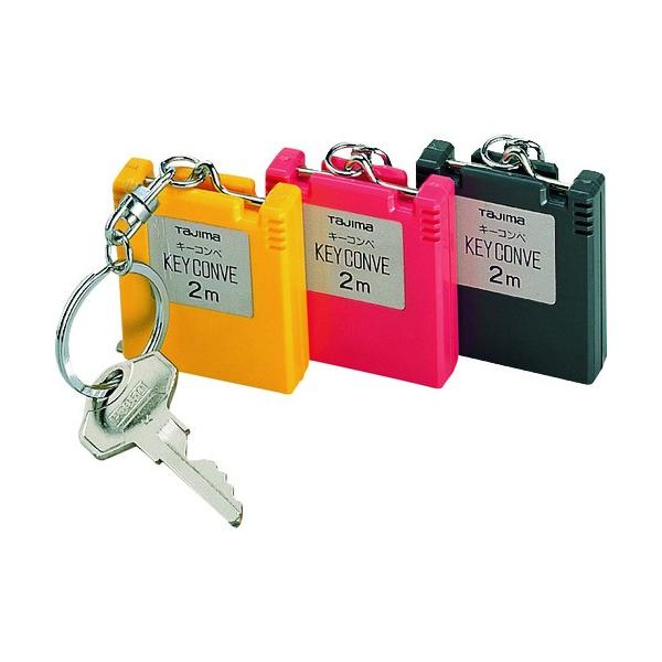 ●キーホルダー付コンベックスです。●長さ測定用。●テープ長さ(m)：2●テープ幅(mm)：6●目盛仕様：メートル目盛●目盛テープ幅：6mm●テープ長さ：2m●キーホルダー付●テープ：スチール