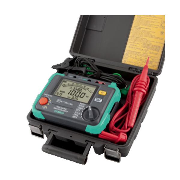 【発売日：2024年04月01日】デジタル高圧メガのスタンダードタイプがデザイン一新・成極指数 (PI) と誘電吸収比 (DAR) を自動計算表示・表示値のフラツキを軽減するフィルタ機能搭載・G端子接地方式による絶縁抵抗測定が可能・出力電圧...