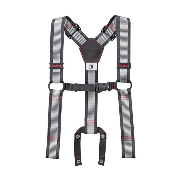 ●体の動きになじむアクティブフィット構造です。●操作が簡単なサイズ調整部です。●胴当てベルトと直接装着することで腰周りスペースを奪いません。●ベルトずれを防ぐシリコンストッパー付きです。●建築・工事用サスペンダー●色：白●サイズ：L●適合身...