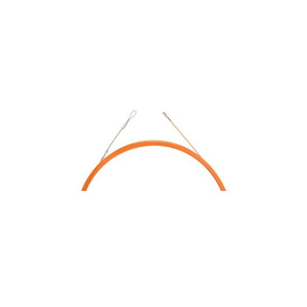 ●φ3.5mm 極細 PP被覆 FRPロッド●金具のかしめ部分が小さく短くなって、より通りやすくなりました（先端金具は取替不可）●すでに電線が通っているパイプへの追加入線に有効！●サビにくいステンレス製ワイヤーの先端金具●許容曲げ半径：10...