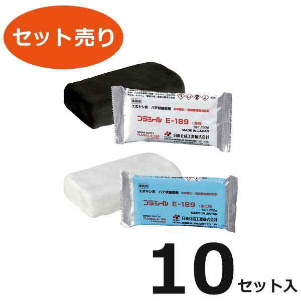 販売単位： 10セット内容量：基剤250g x 硬化剤250g/セット特徴●水中硬化可能●パテ状なので垂れにくく壁面使用や巻き付け施工が可能●引張剪断接着力が強く、圧縮強度が高い●１：１配合なので作業しやすい●溶剤を含まない為、硬化後の体積...