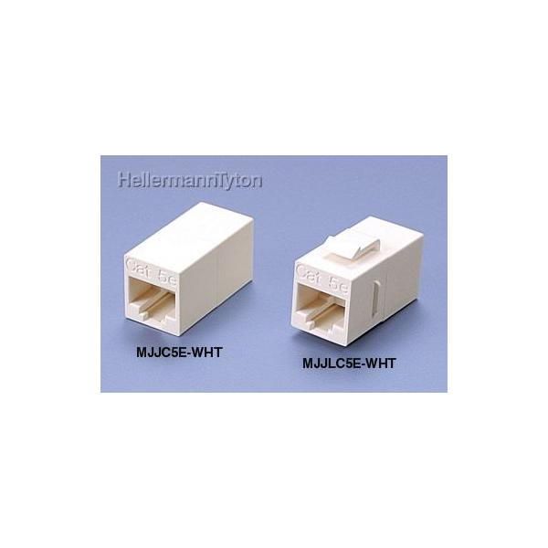 ●入数：1個●色：白●小型爪無しタイプ　RJ45（8極）中継アダプタ　Cat5e●ストレート配線用の中継アダプタです。●爪有/無しタイプがあり、爪有タイプは、JISプレート用アダプタ（MJMBS)との組みあわせが可能です。※こちらは爪無しタ...