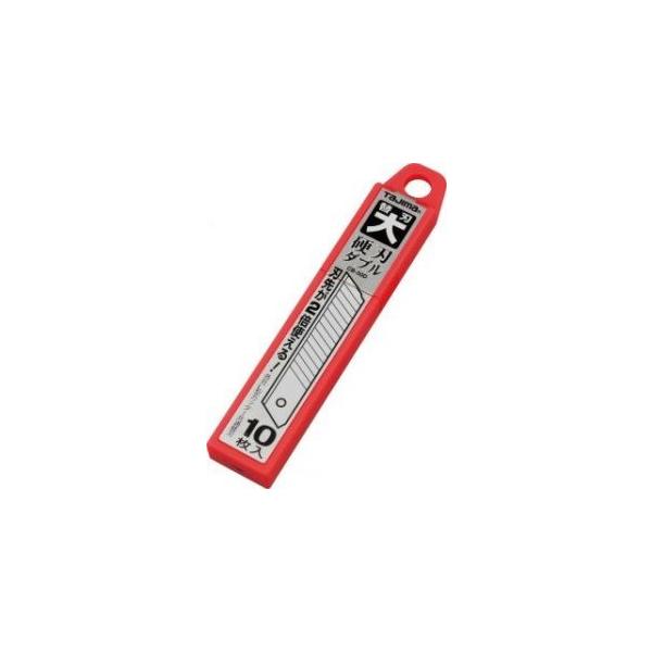 ●商品名：替刃大 硬刃ダブル 10枚入り●型番：CB-50D●JANコード：4975364041357●製品重量：6 g●包装寸法（mm）タテ×ヨコ×アツサ：134 ×24 ×12 ＜機能＞●刃先が通常品の2倍使える経済的なL型刃です＜仕様...