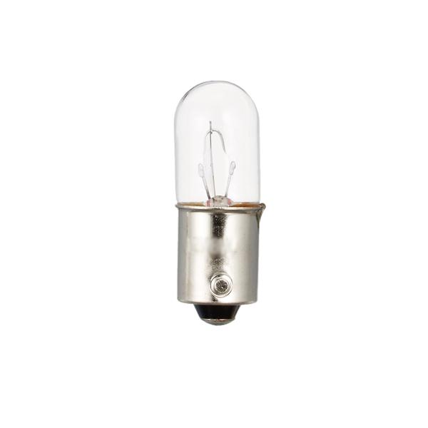 ●国内生産品●内容量：10個入/袋●電圧：28V 40mA(0.04A)●ガラス形状：T10●口金：BA9S●Φ：10±1mm●全長：28±2mmパネル球 スワンベース S-9-1口金 クリアー クリヤー 小型 白熱灯 豆電球 確認表示灯 ...