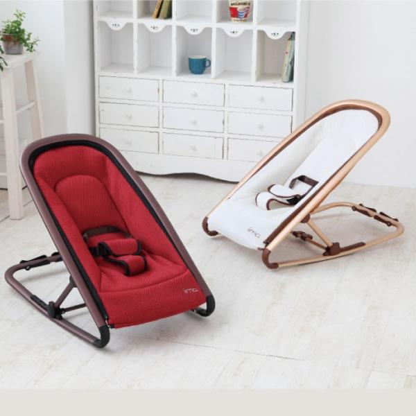 ｉｉmo バウンサー　ベビーシート メッシュ 素材 乾きやすい 蒸れにくい ３段階 リクライニング 揺れストッパー 安心 安全 アルミ フレーム 折りたたみ式 収納便利 コンパクト クリスマスプレゼント クリスマス折りたたみ式 ベビーシート...