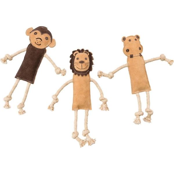 アメリカペット用おもちゃブランドの老舗「Ethical」社の丈夫なオモチャです。超耐久性のあるレザー（本革）と、麻袋に使われるジュート生地を組み合わせて強度を高め、破れにくい二重ステッチで縫われた丈夫なオモチャです。今までになかった新しい感...