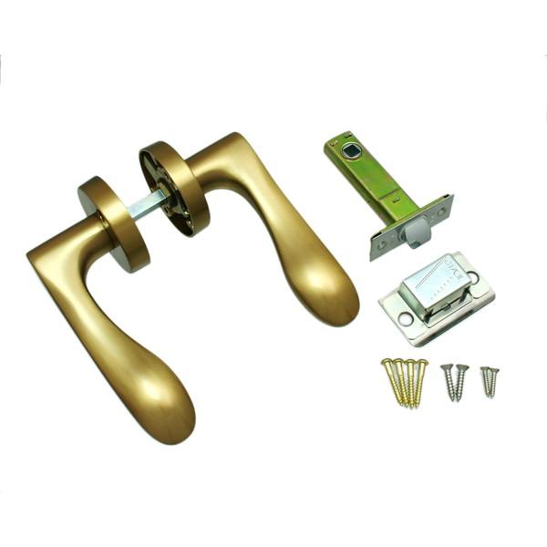 お年寄りやお子様もラクラク開閉できるレバーハンドルです。サイズ：チューブラ錠 ラッチフロント：57×23mm 対応扉厚：30〜40mmバックセット60mm 座ピッチ：42mm左右兼用 材質：ハンドル：亜鉛ダイカスト 座：亜鉛ダイカスト用途：...