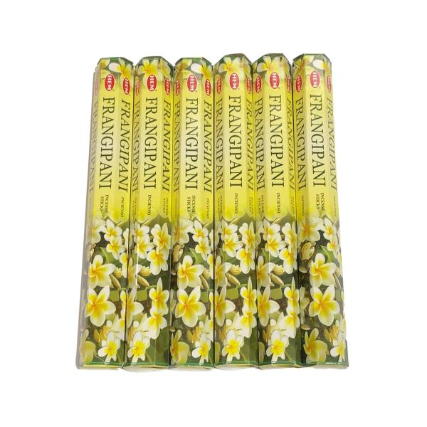 内容：HEM　フランジパニ香内容量：お香20本入りが6箱(1箱約20本×6箱　120本/ばらつきがあります)原産国：インド南国を代表する花プルメリアのフローラルな香りがとても瑞々しく新鮮さを感じ、甘みの中にもしゃきっとするようなキレがあり南...