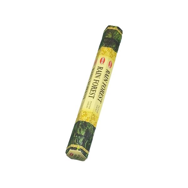 内容：HEM　レインフォレスト香内容量：お香20本入りが1箱(1箱約20本ですがばらつきがあります)原産国：インドグリーン系のお香で、そのまま嗅ぐと杉やヒノキのような木の香りですが、火をつけると爽やかな森林の香りへと変わります。クールさのあ...