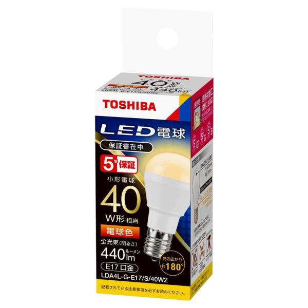LDA4LGE17S40V2の同等品基本情報 形名  LDA4L-G-E17/S/40W2 希望小売価格  4,000 円（税別）品名 ＬＥＤ電球 小型電球品種名 ＬＥＤ電球JANコード 4974550618342詳細商品情報 カテゴリ  ...