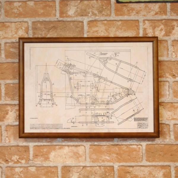 【サイズ 約】・フレーム外径： 39.0×28.0、厚さ 1.3 (cm)・用紙サイズ： 36.4×25.7（B4)■フレームは木製です。■付属品：裏板（MDFボード）・透明板（PET）・紐・厚み調整材■ お届けは額縁とポスターです。ポスタ...