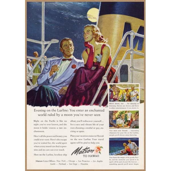 主に 1930〜1960年代のアメリカ雑誌に掲載された、ヴィンテージ風味たっぷりな広告等の復刻版ミニポスターです。●お届けはポスターのみです。ポスターに記載されている商品は販売しておりません。■サイズ： B5 約 257 ｘ 182 (mm...